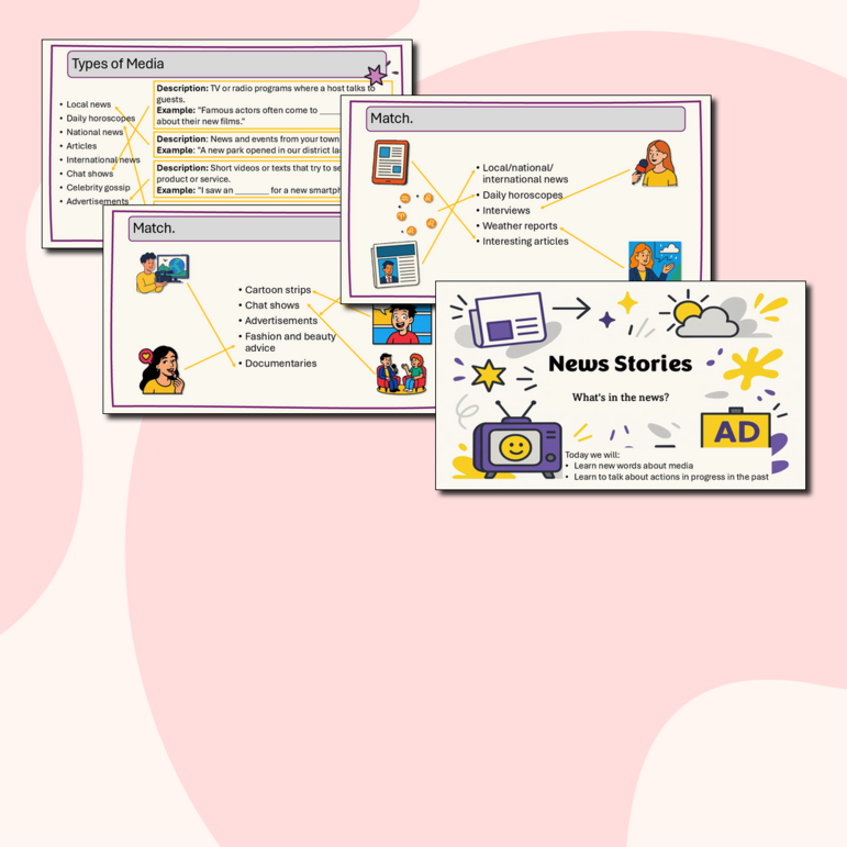 Презентация по английскому языку для 7 класса Spotlight 7 Module 4a "News Stories"