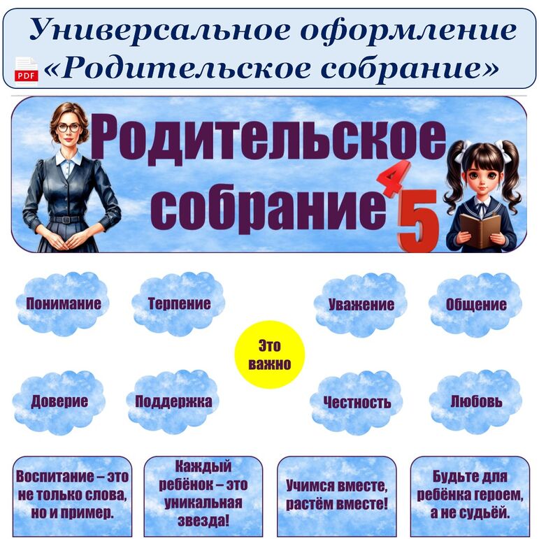 Оформление «Родительское собрание»