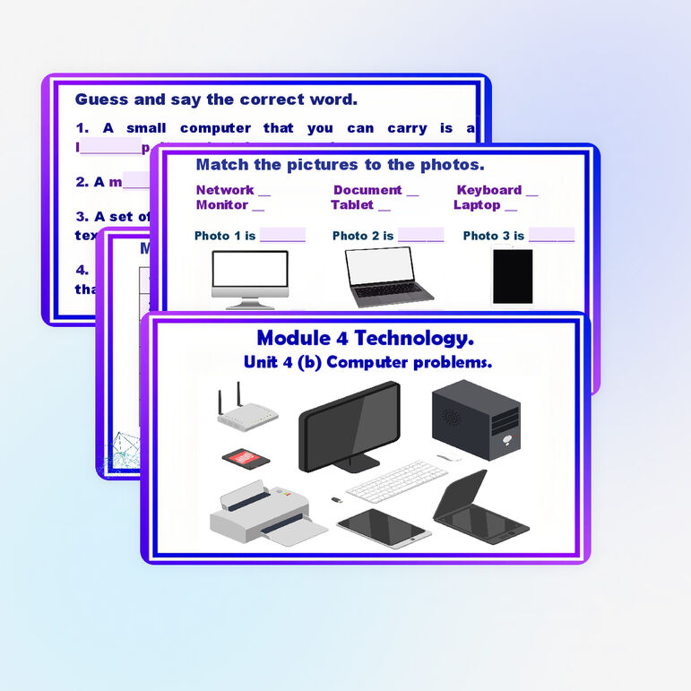 Презентация для УМК Spotlight для 9 класса «Module 4 Technology. Unit 4с Future Tenses.»