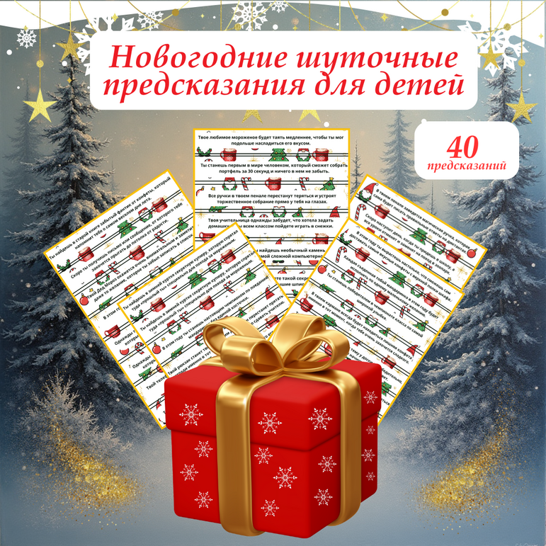 Новогодние предсказания для детей