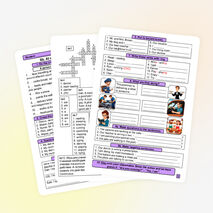 Рабочий лист «6b. At work» (Spotlight 5, Module 6, Round the clock)