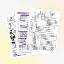 Рабочий лист «6b. At work» (Spotlight 5, Module 6, Round the clock)