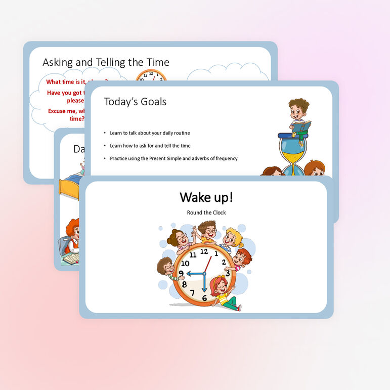 Рабочий лист Spotlight 5. Module 6. 6a «Wake up»