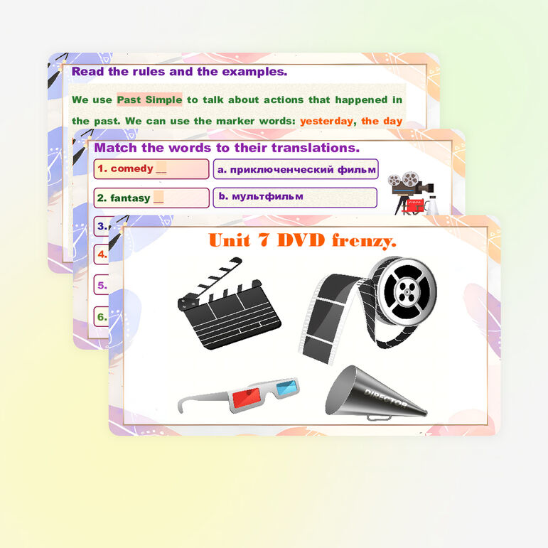 Презентация по английскому языку по теме "In the spotlight" Spotlight 7 Module 7 для 7a, 7b, 7c ...