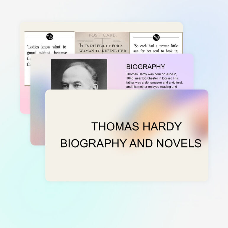 Thomas Hardy (biography and works): презентации для подготовки на Инфоурок