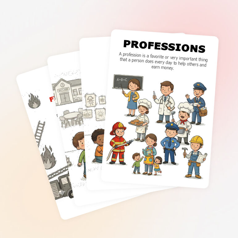 The «Profession» folder for young children