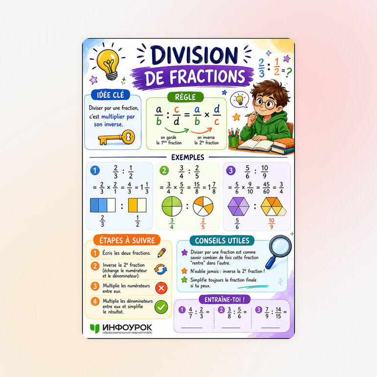 L’aide-mémoire «Division de fractions rationnelles»