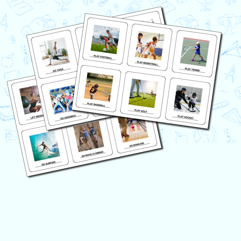 Карточки с лексикой по теме: Спорт (Sports activies). Карточки с ...