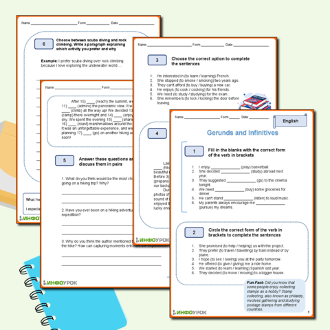 Grammar rules "Gerunds and Infinitives"