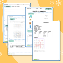 Рабочий лист Spotlight 6 Module 2b (My Place)
