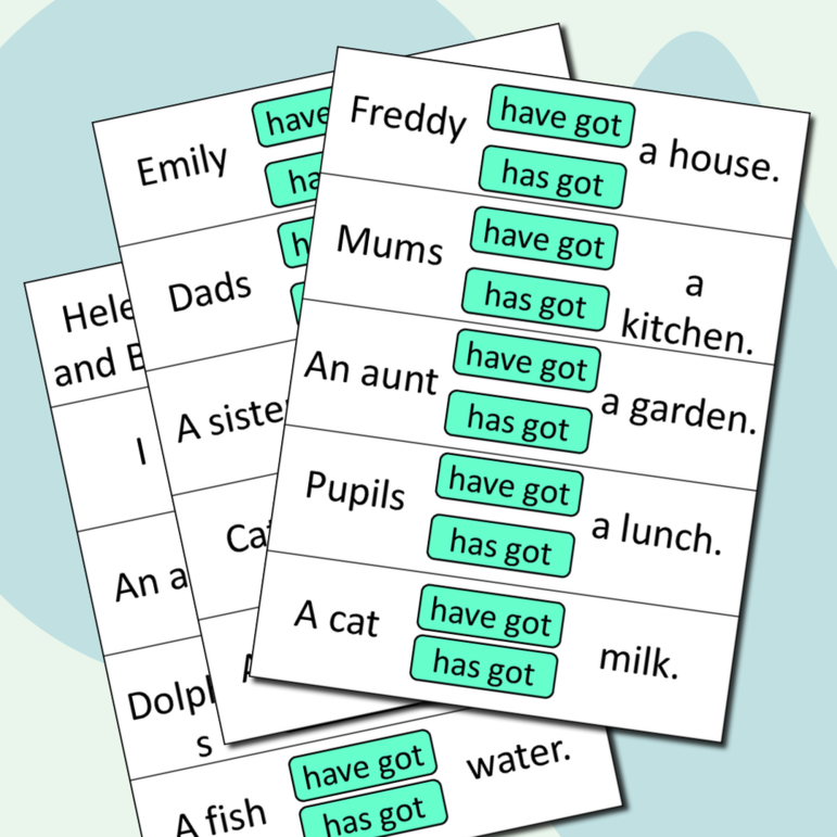 Have got / Has got. Глагол "иметь"