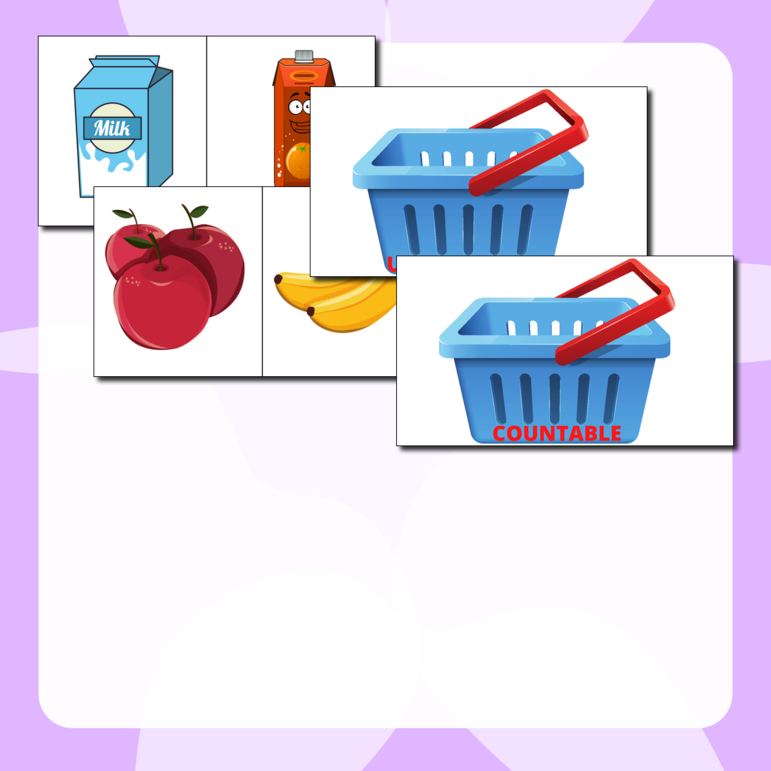 "Countable/uncountable nouns Fridge" - Интерактивная игра "Сортировка ...