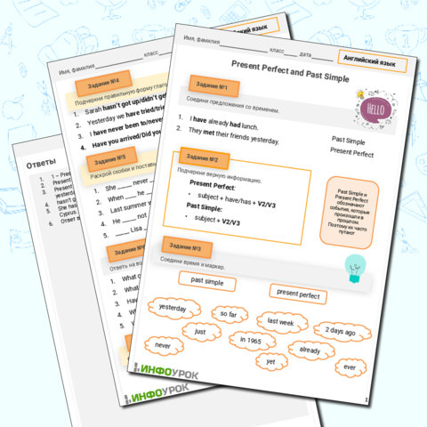 Present Perfect versus Past Simple.