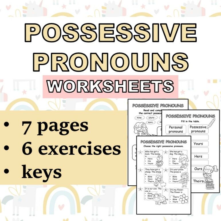 Possessive Pronouns. Притяжательные местоимения