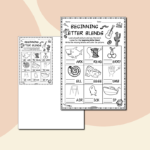 Beginning letter blends