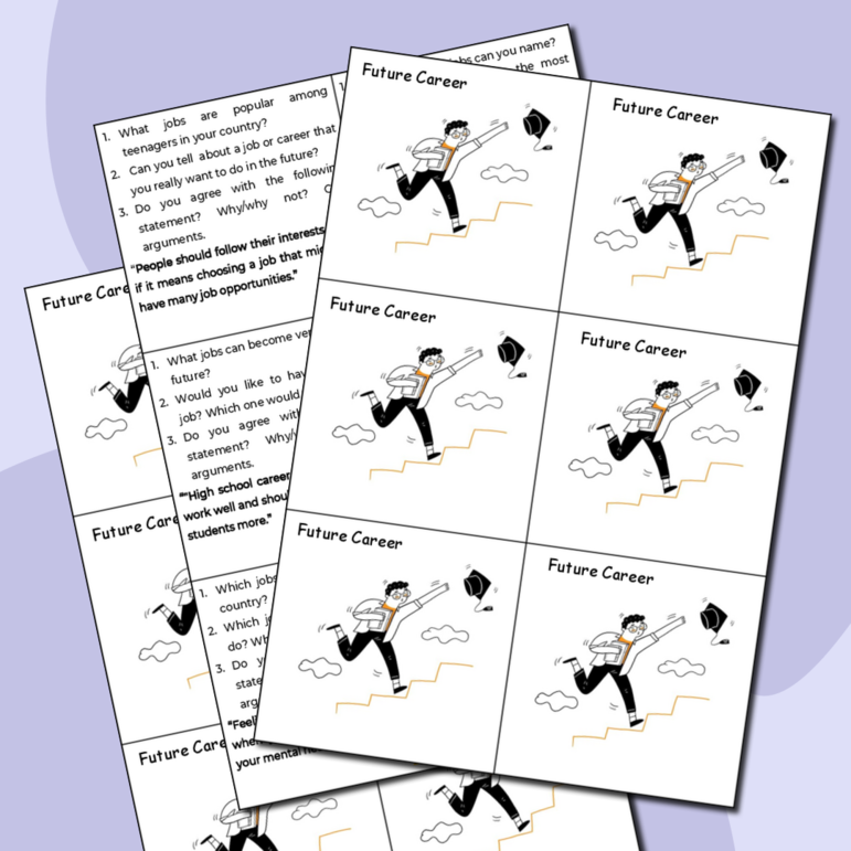 «Карточки на словообразование прилагательных. Тема: Future career.»