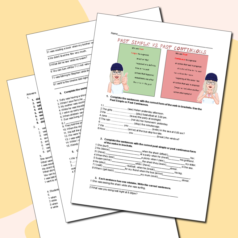 Рабочий лист: "Past Perfect Simple vs Continuous"