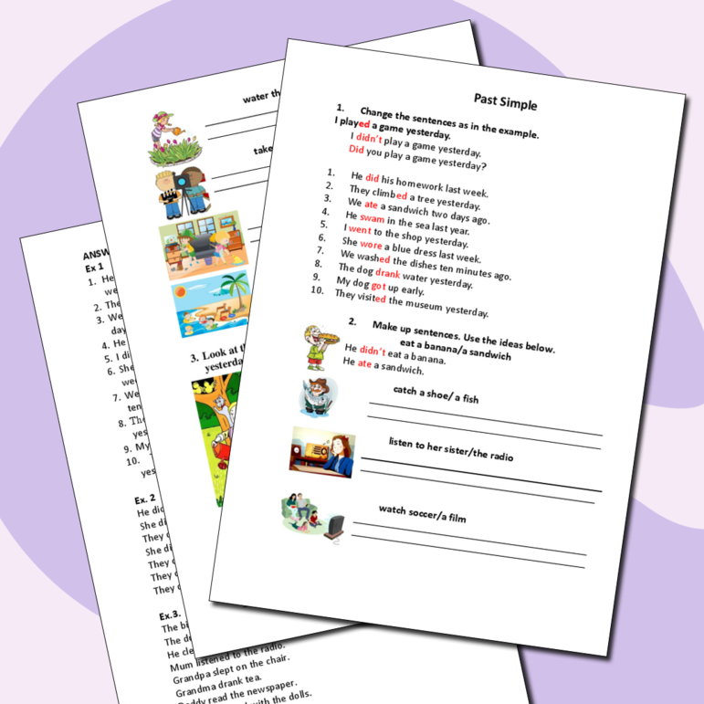 Past Simple (worksheet)