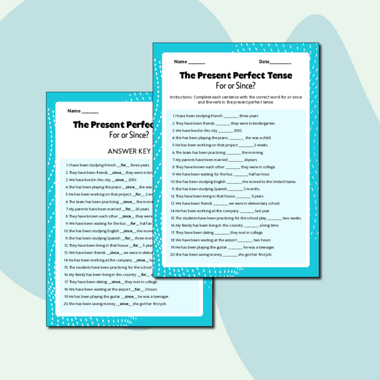 Present Perfect Simple