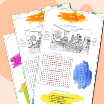 Рабочий лист Spotlight 6 Module 2b (My Place)