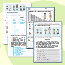 Рабочий лист «One Big Happy Family»