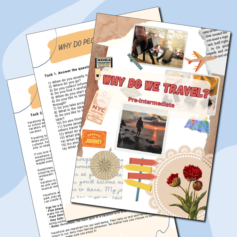 Why do we travel?