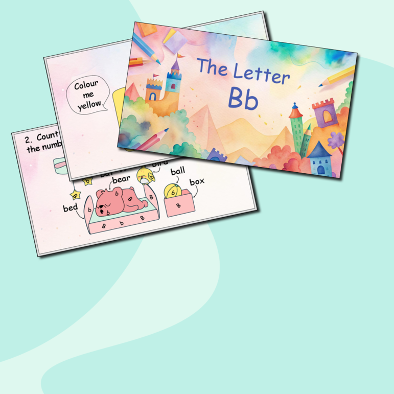 Рабочий лист "Letter Bb"