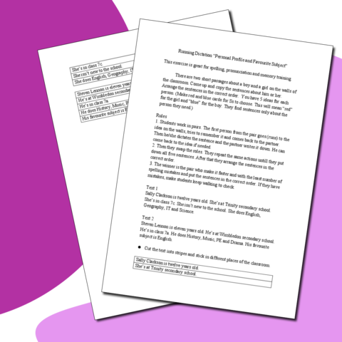 Учимся описывать картинки "Drawing dictation".