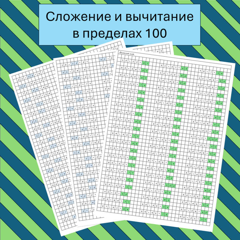 Тренажер по математике по теме «Сложение и вычитание в пределах 100