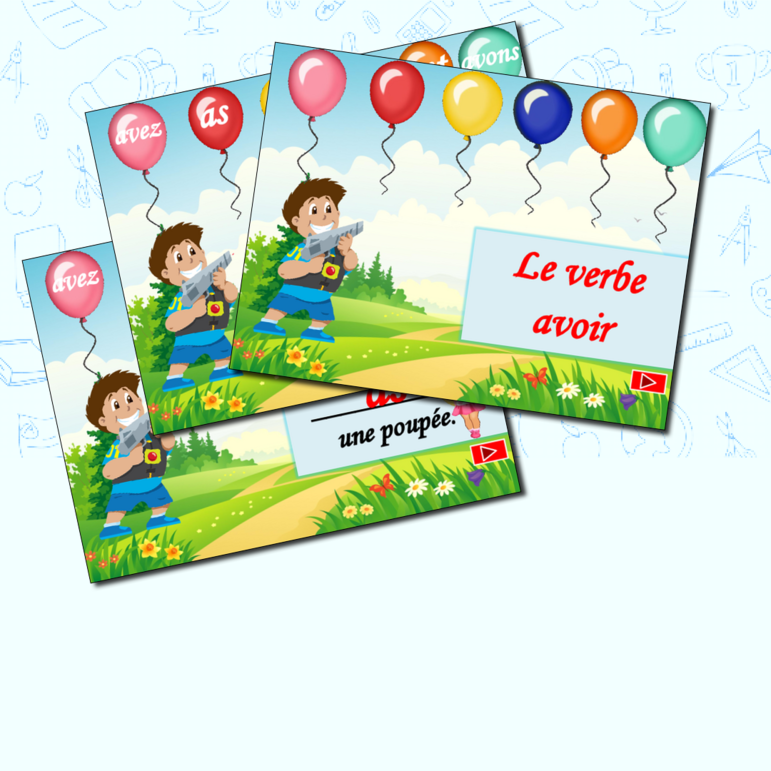 " Le verbe avoir au Présent" Глагол иметь на французском языке ...